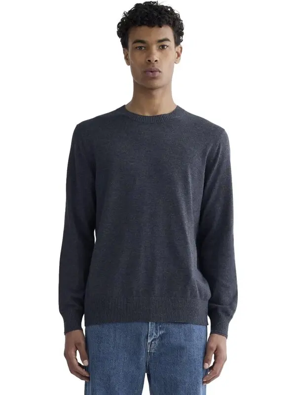 Everlane No-sweat Sweater - Uniform | Heathered Ash